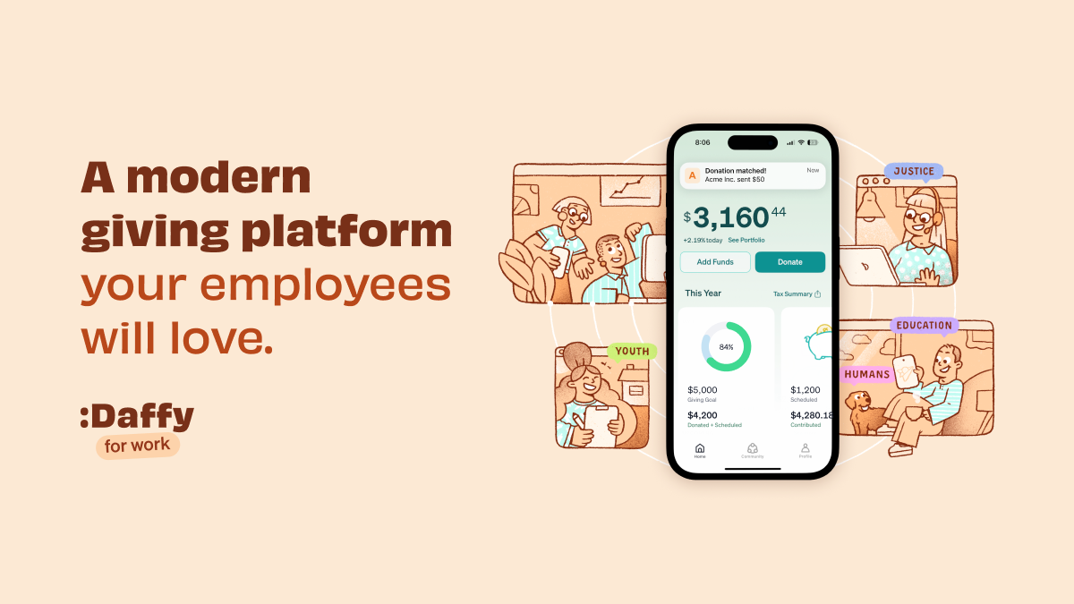 Daffy for Work: The Modern Workplace Giving Solution