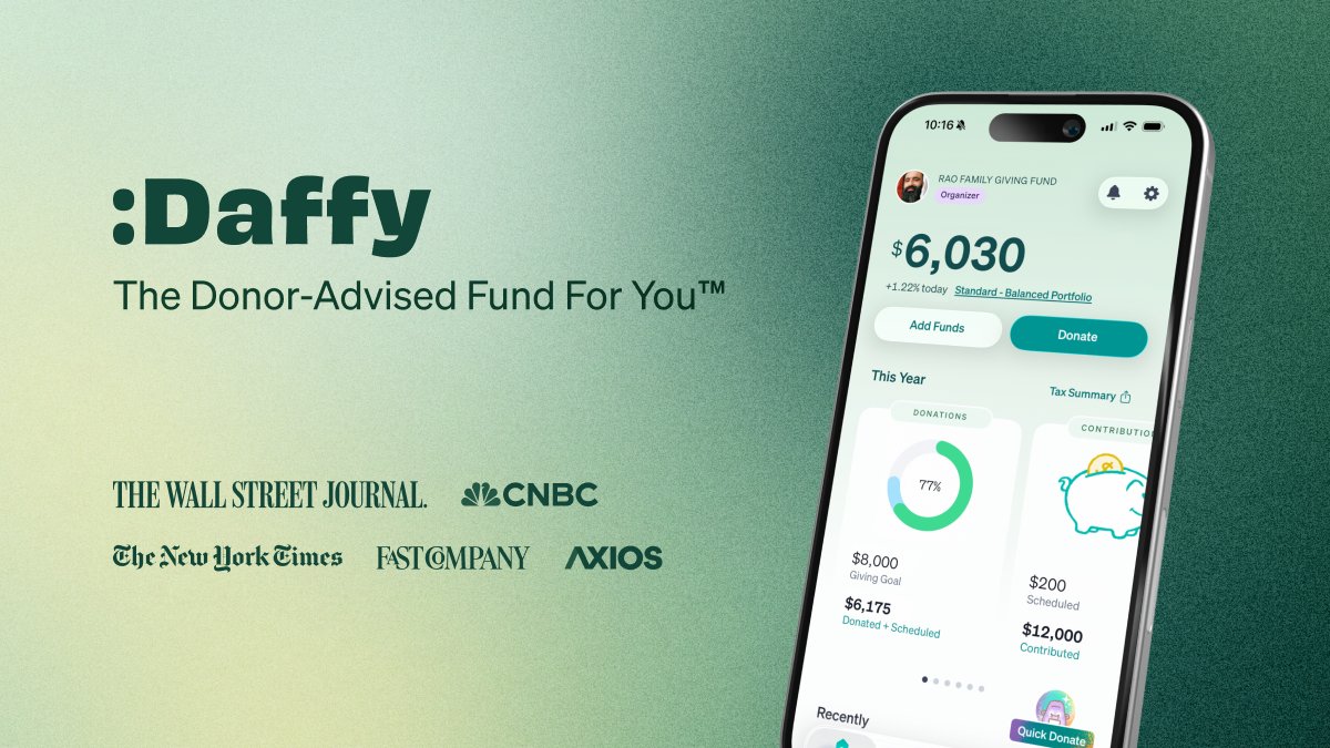 Daffy – The Donor-Advised Fund for You™ | Give Smarter, Save More
